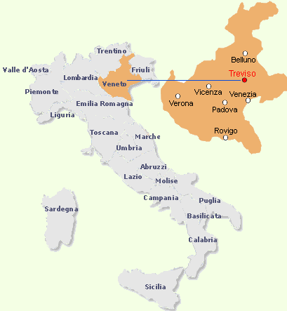 Conegliano Italy Map